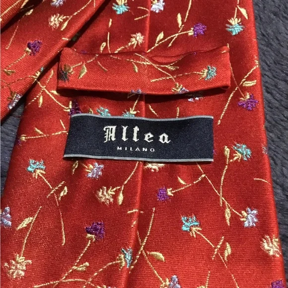 allae | Accessories | Vintage Allea Mens Tiered Floral Silk Made In ...